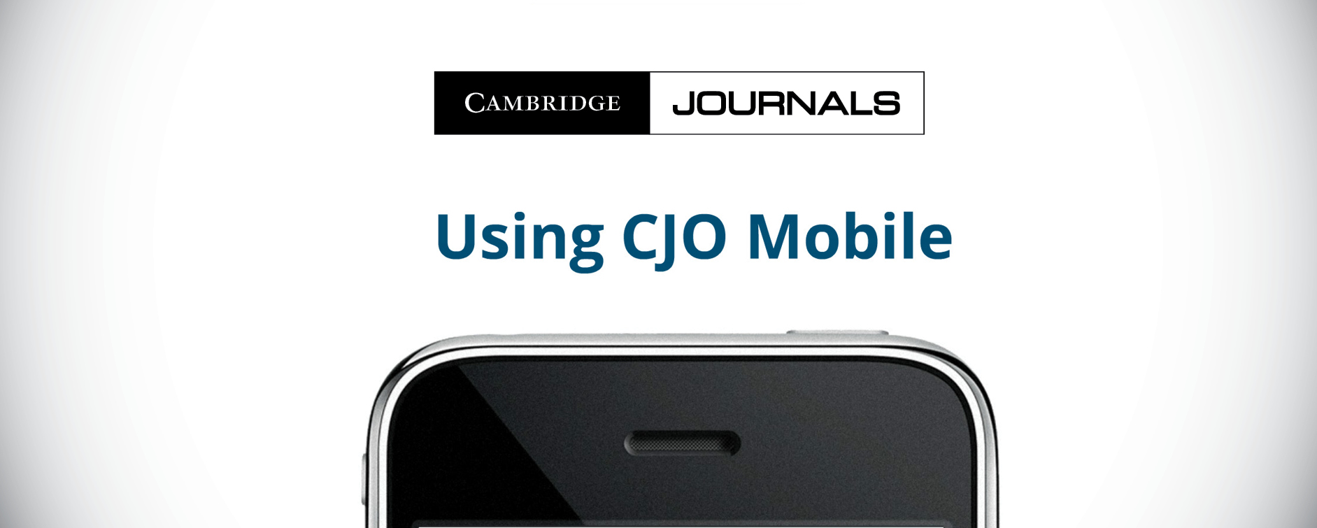New CJO Mobile developments explained « News# « Cambridge Core Blog