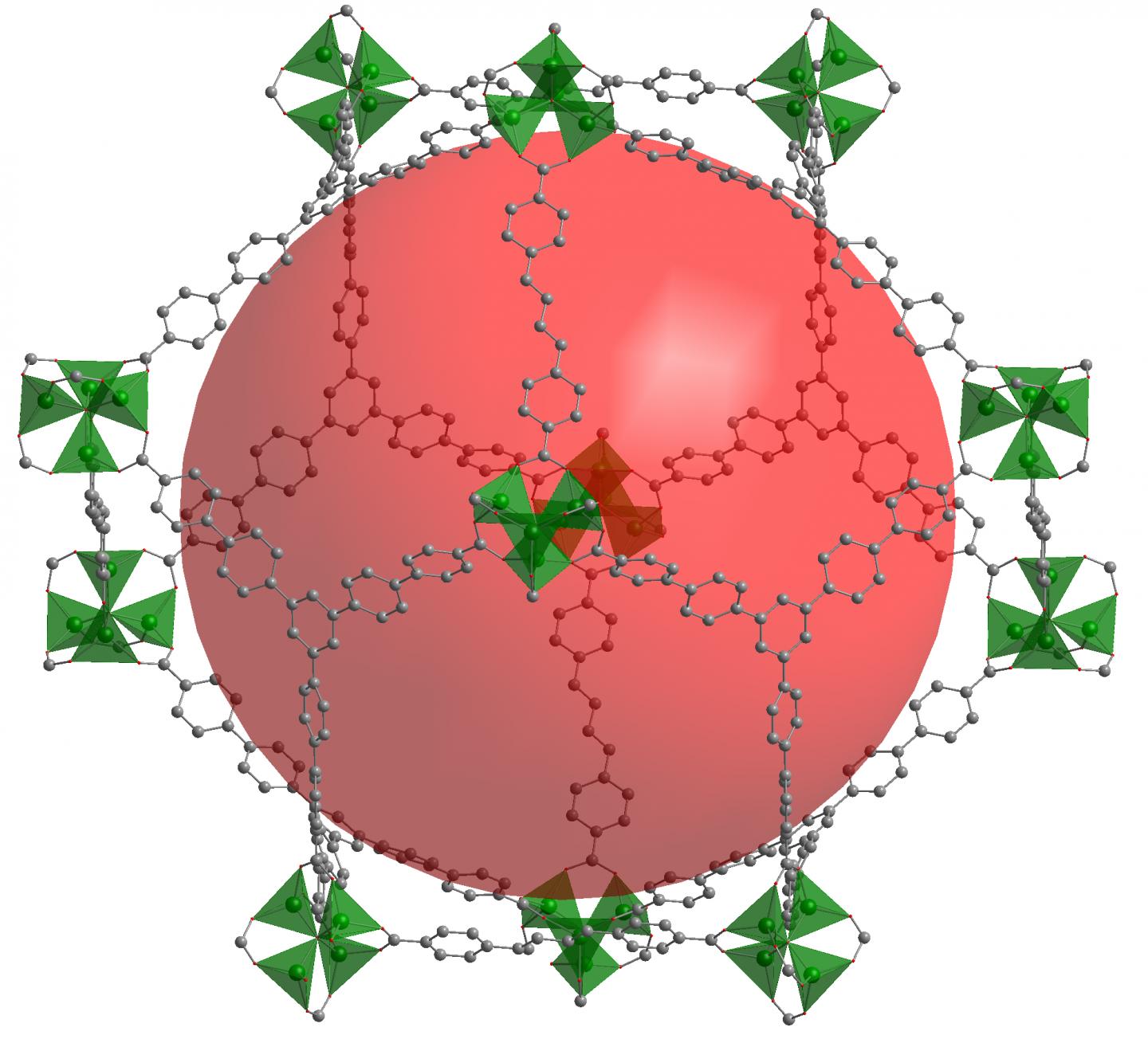 Most porous crystalline framework synthesized