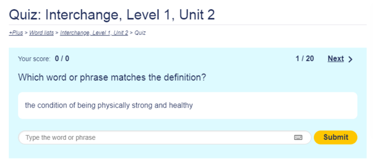 Boost vocabulary using personalized word lists | Cambridge English
