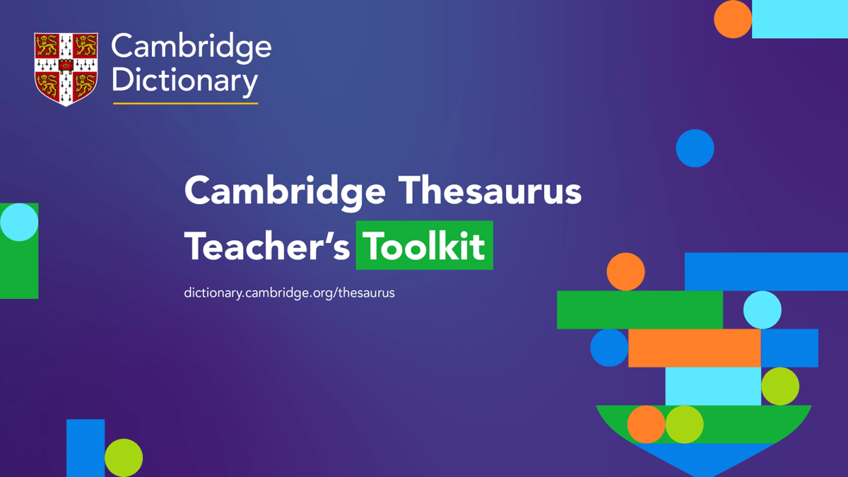 Cambridge Thesaurus worksheet - World of Better Learning | Cambridge ...