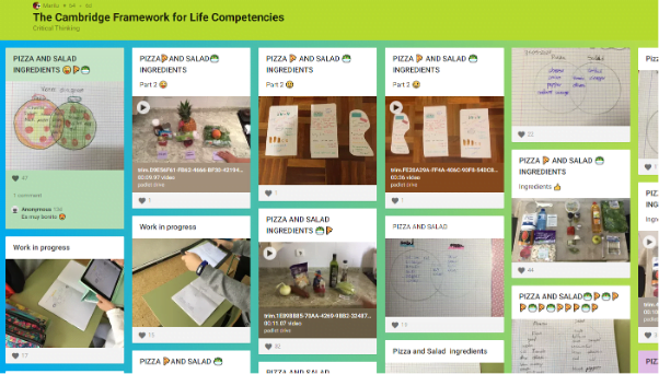 Padlet example - teacher tested activity cards for yL - World of Better ...