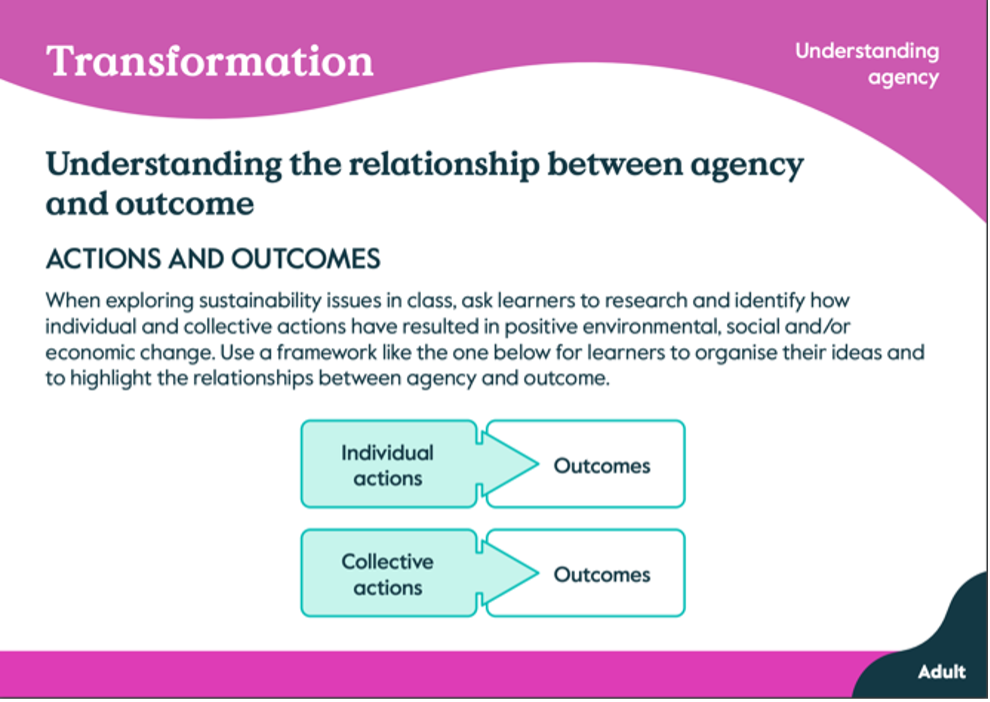 Integrating sustainability: What do we mean by “transformation”?