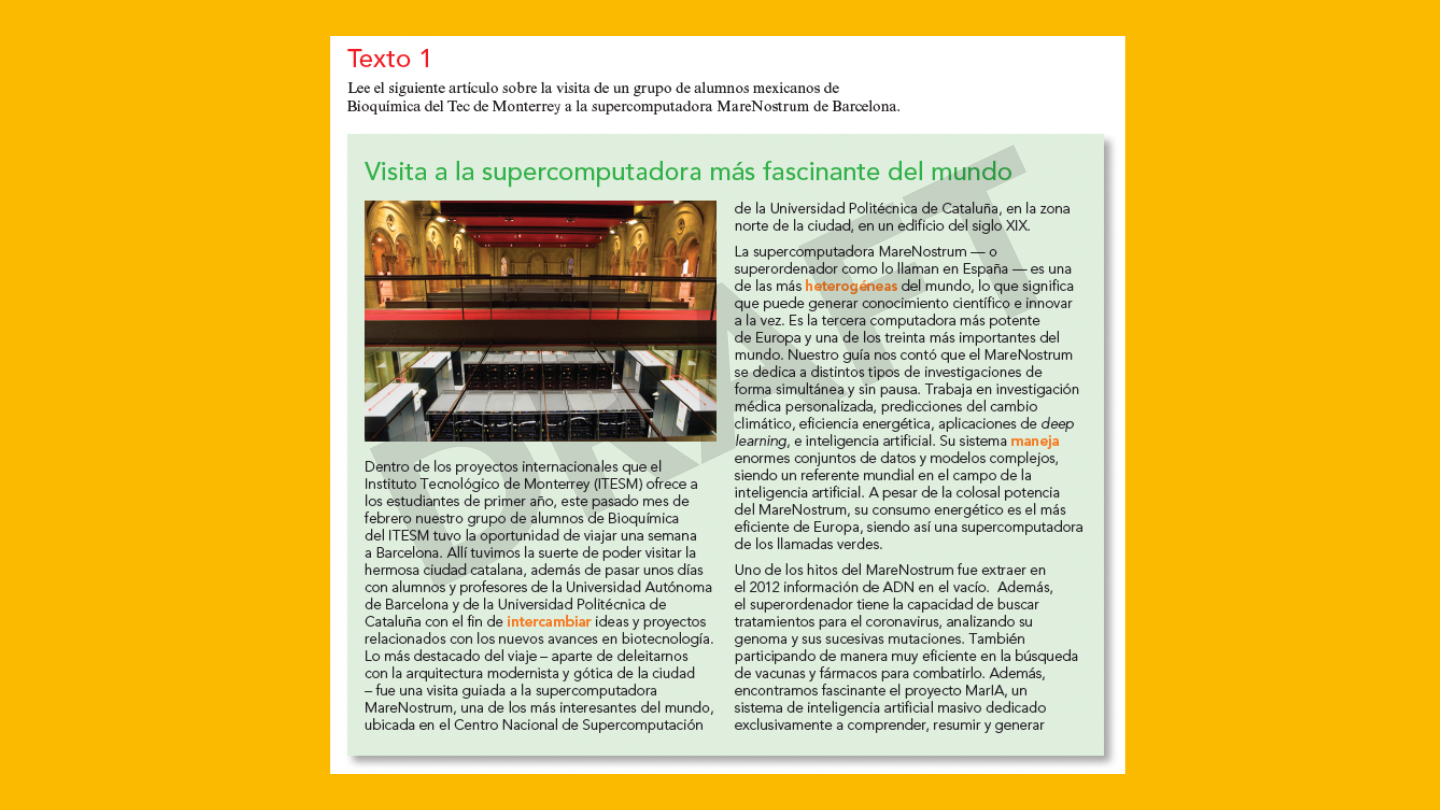 AS Level Spanish Language example 4 | Brighter Thinking Blog ...