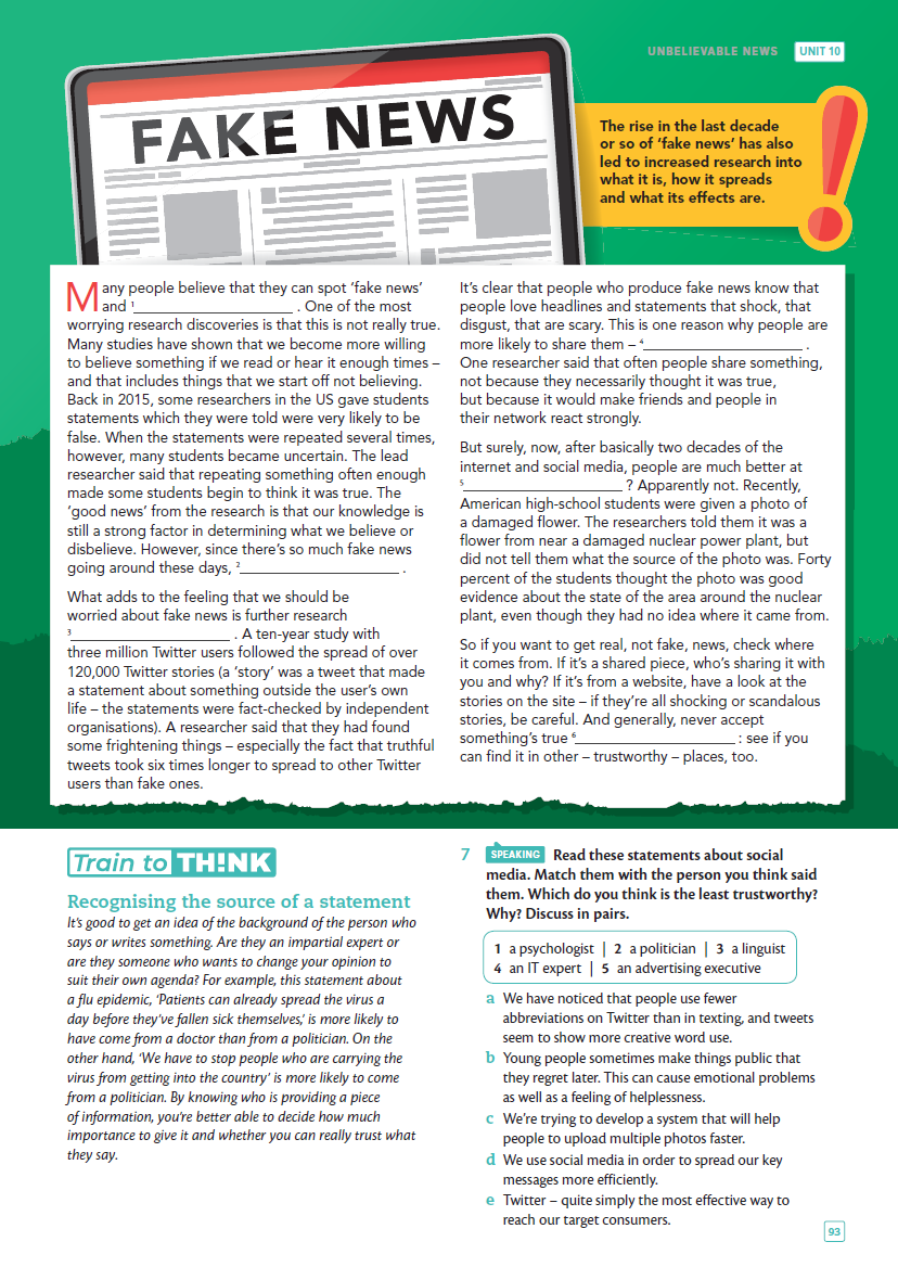 Think Second Edition | Secondary | Cambridge University Press