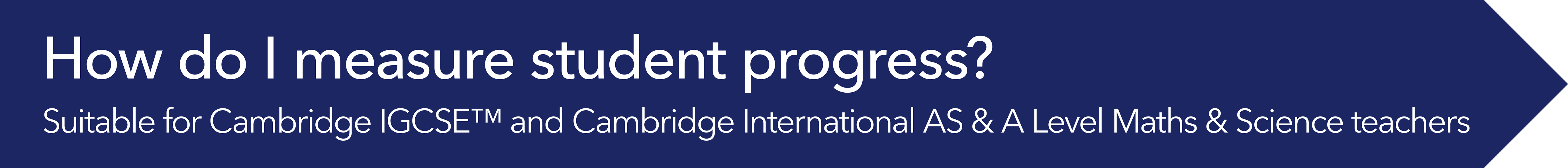 How do I measure student progress? | Cambridge University Press